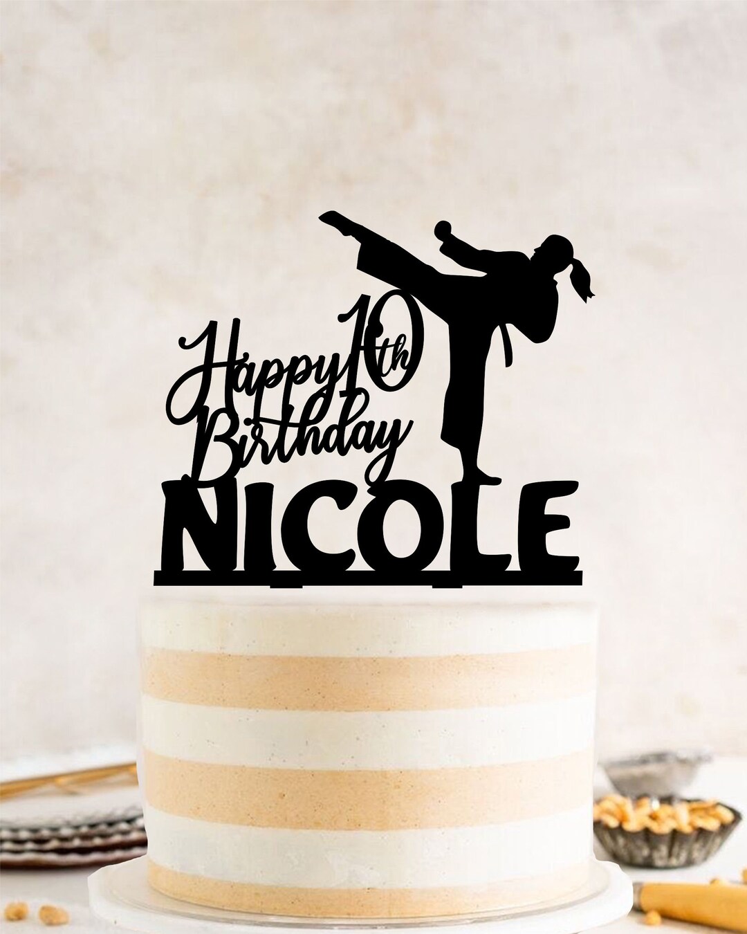 Karate Cake Topper, Tae Kwon Do Birthday, Martial Arts, Kid Karate ...