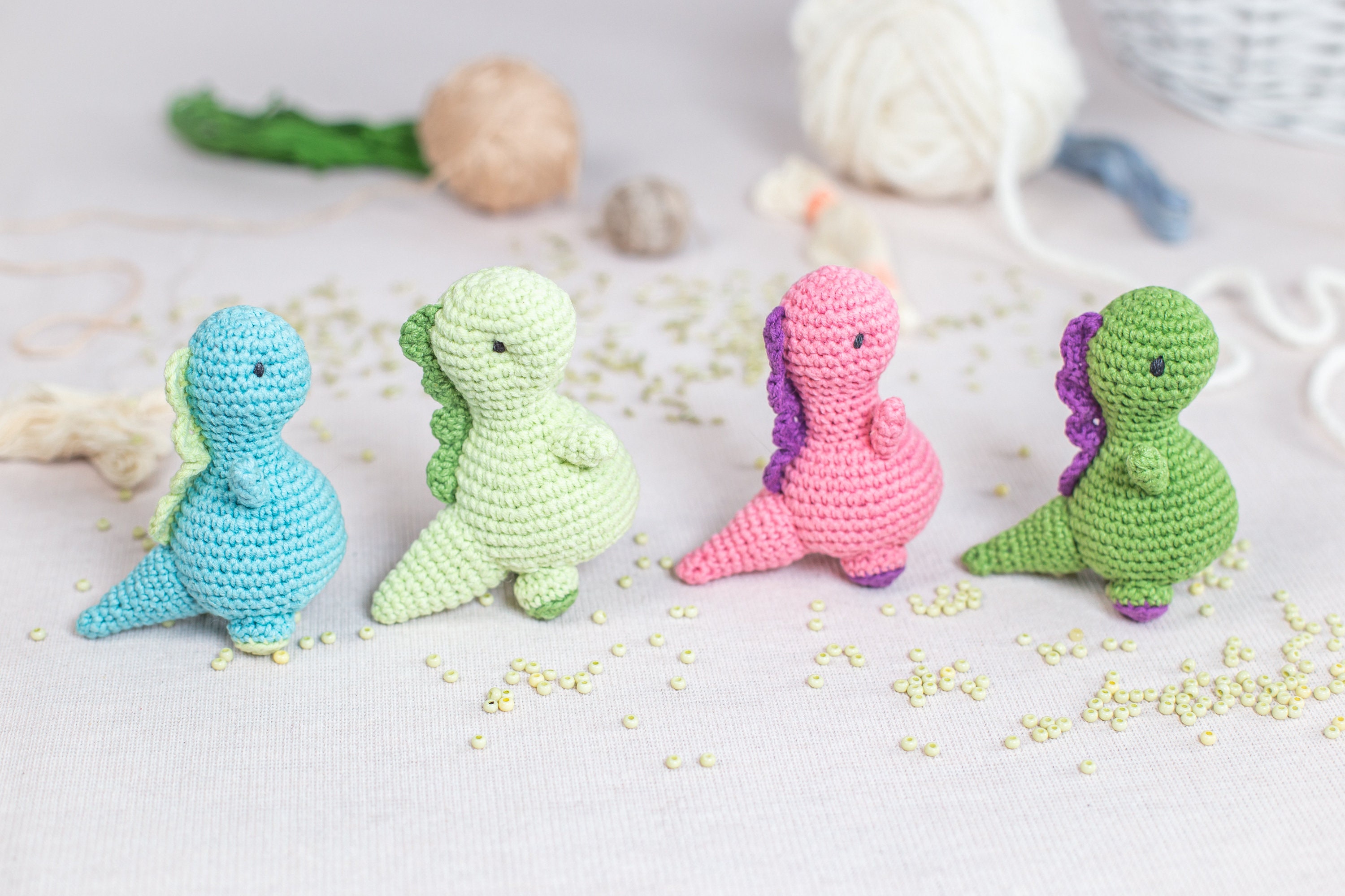 Crochet Dinosaur Amigurumi, Cute Dinosaur Plushie, Dino Lover Gift - Etsy