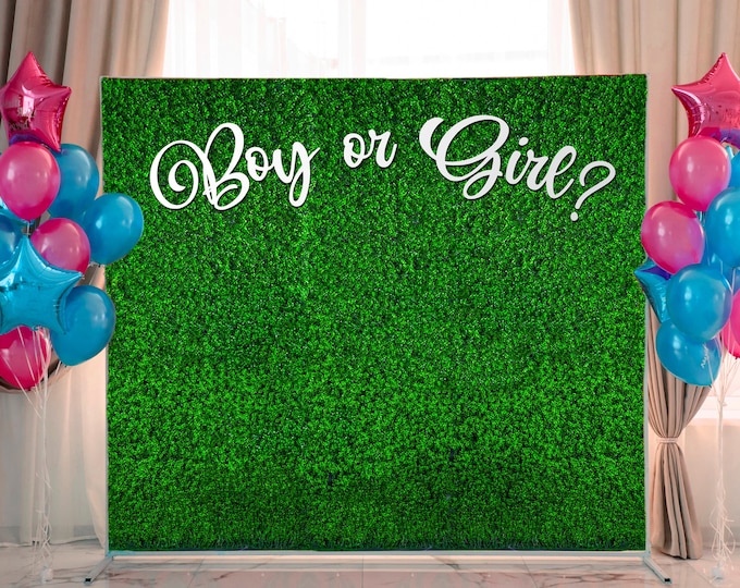 Custom Grass Wall Backdrop Fabric Grass Banner Green Grass Decor ...
