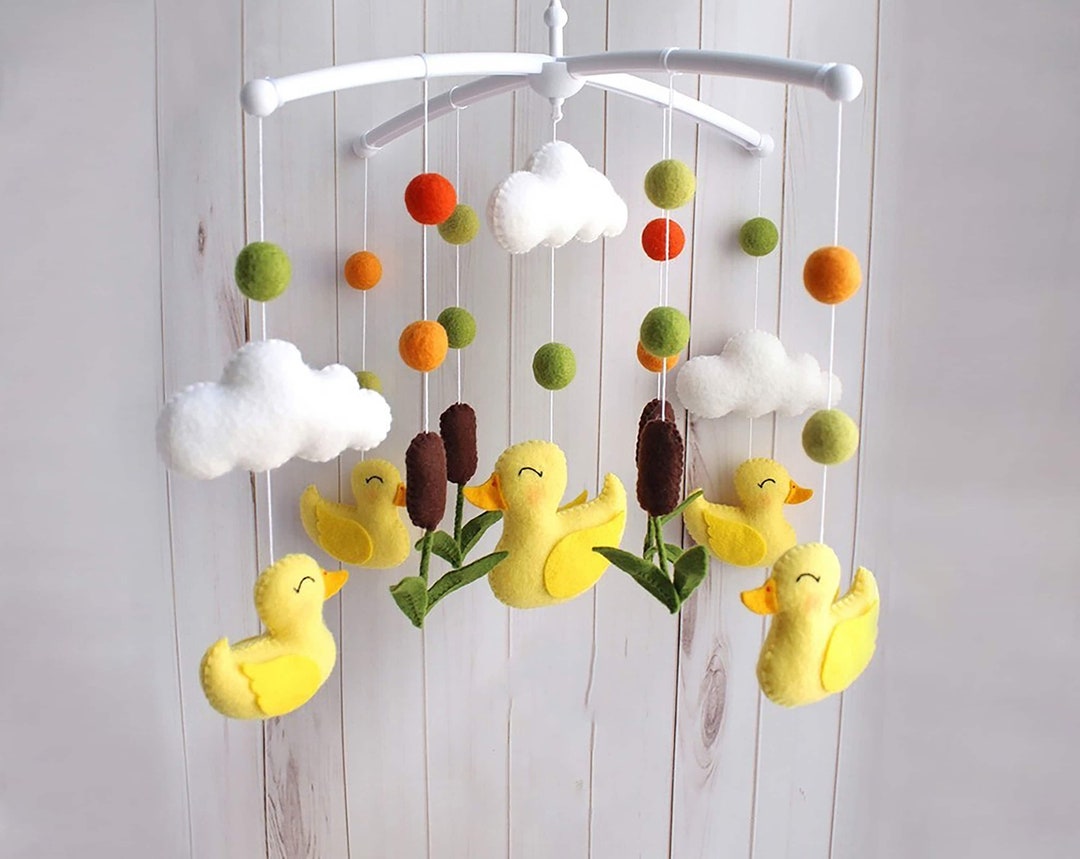 Duck Mobile. Baby Mobile Duck. Crib Toy Felt Mobile Carousel. Crib ...