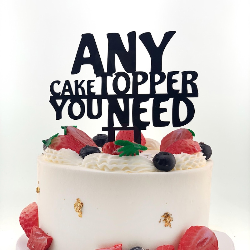 Custom Cake Topper - Etsy