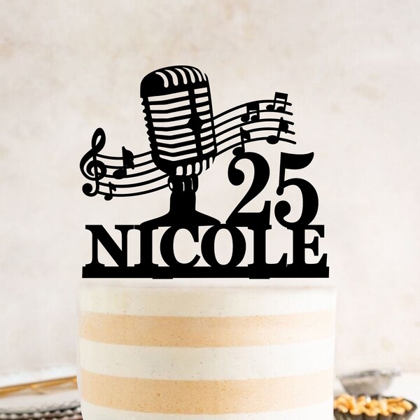 Music Cake Toppers - Etsy