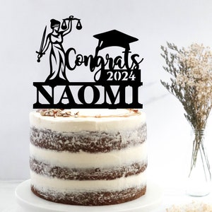 Lawyer Cake Topper, Law School Graduation Topper, Lawyer Graduation ...