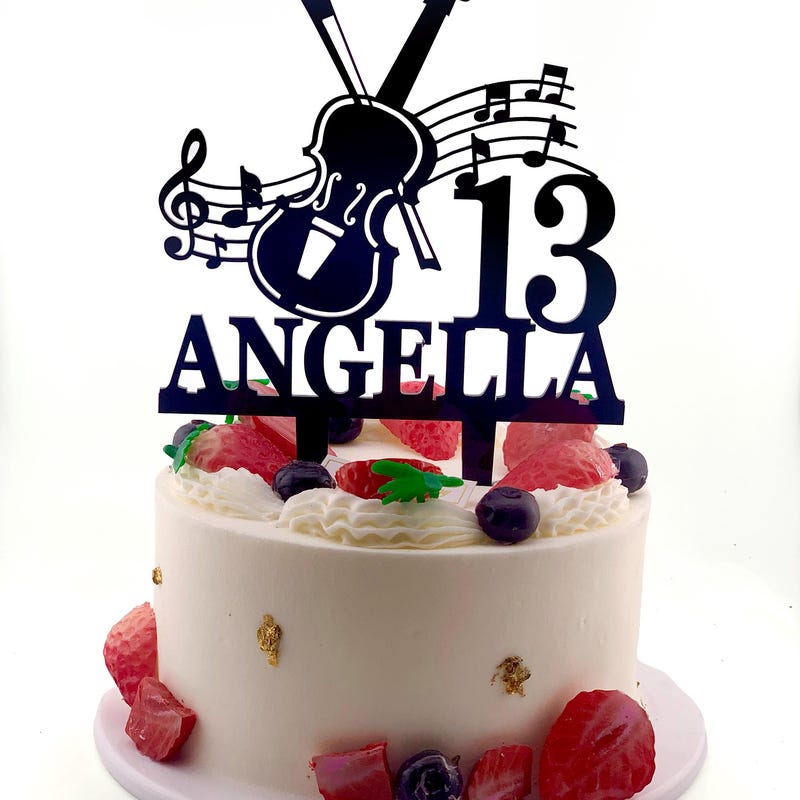 Music Cake Toppers - Etsy
