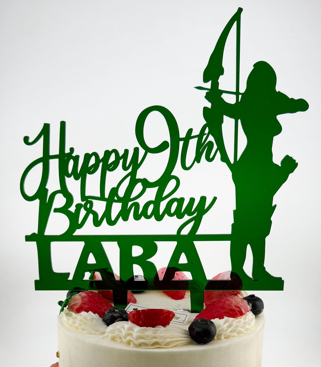 Archer Cake Topper, Birthday Cake Topper, Archer Girl Birthday Party ...