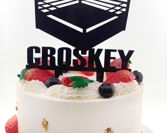 Wrestling Boxing Ring Cake Topper - Etsy