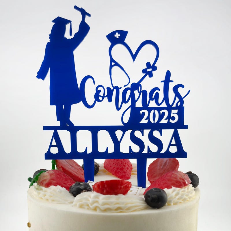 Graduation Cake Topper - Etsy