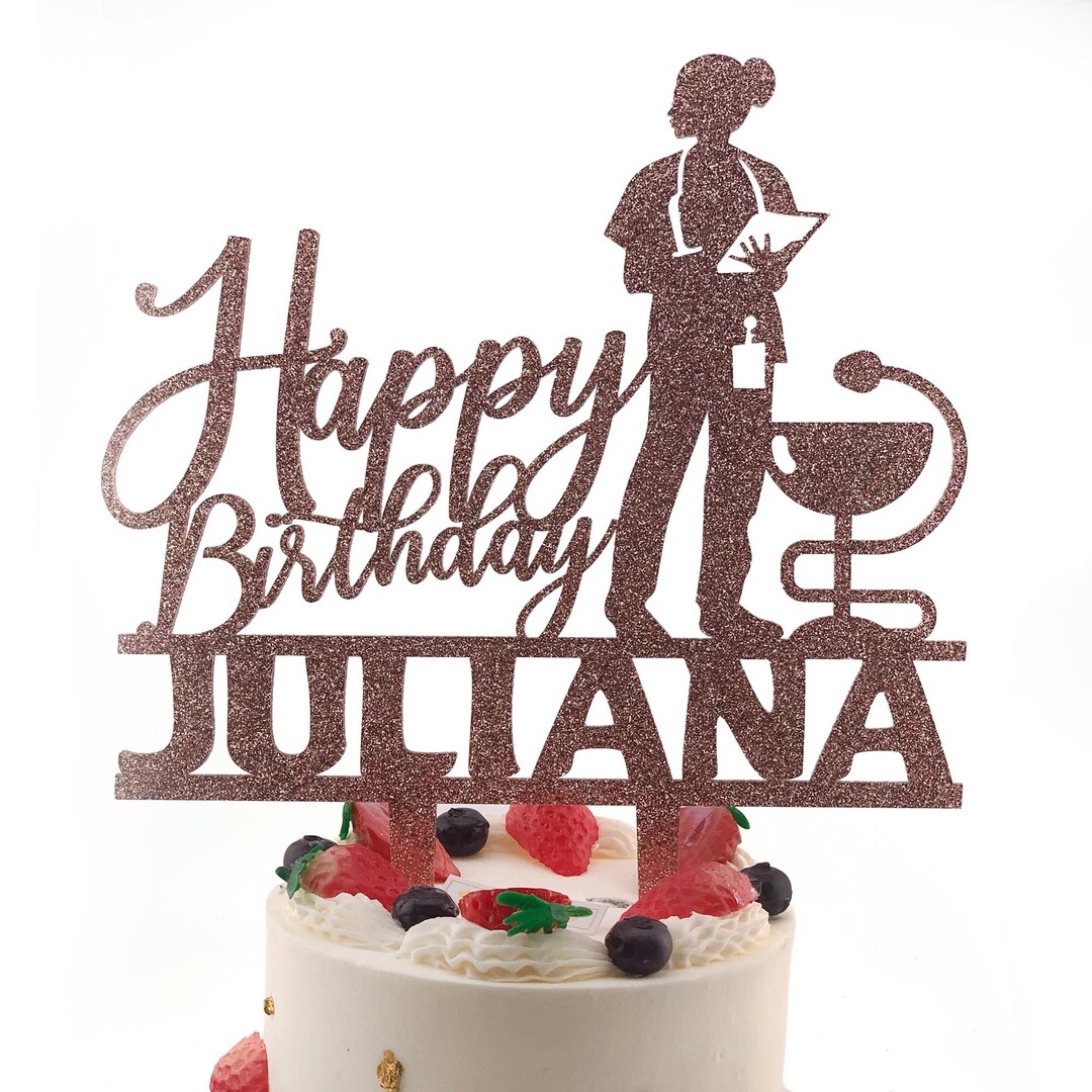 Nurse Birthday Cake Topper, Medical Cake Topper, Nurse Party Decoration ...
