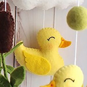 Duck Mobile. Baby Mobile Duck. Crib Toy Felt Mobile Carousel. Crib ...