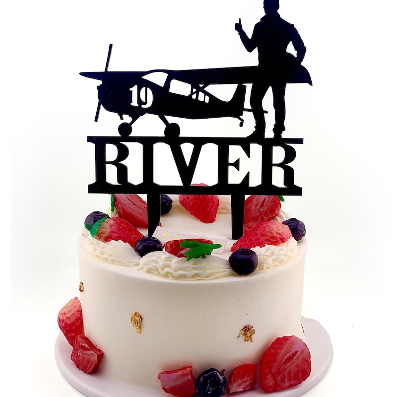 Airplane Cake Topper - Etsy