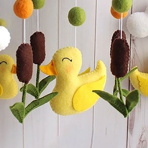 Duck Mobile. Baby Mobile Duck. Crib Toy Felt Mobile Carousel. Crib ...