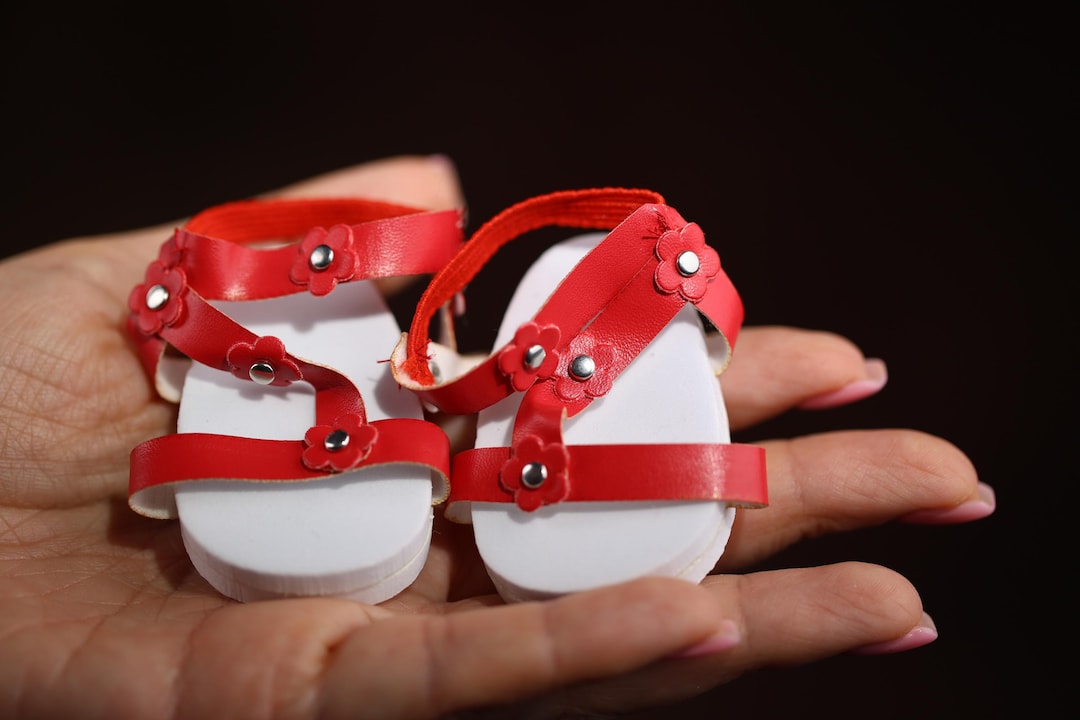 Red Doll Shoes, Minikane Shoes, Miniland Shoes, Paola Reina Shoes, Red ...