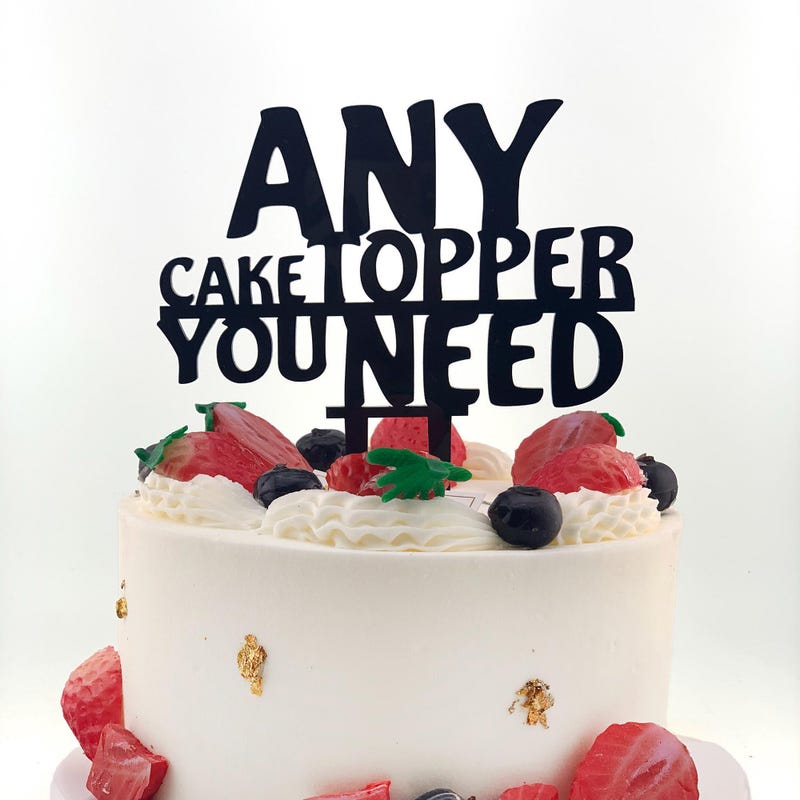 Country Cake Topper - Etsy