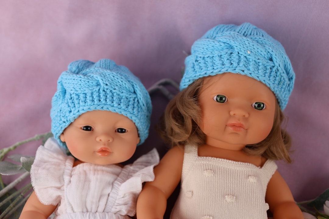 Minikane Doll Clothes Blue Hat, 15 Inch Doll Clothes, 13 Inch Doll Hat ...