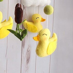 Duck Mobile. Baby Mobile Duck. Crib Toy Felt Mobile Carousel. Crib ...