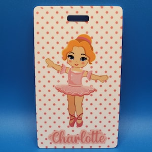 Custom Dance Bag Tag Personalized Ballet Gift for Dancers - Etsy