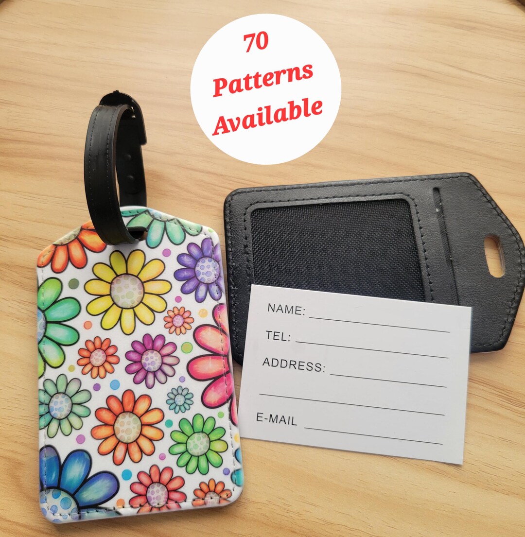 CUSTOM LUGGAGE Tags, Travel in Style With This High-quality Luggage Tag ...