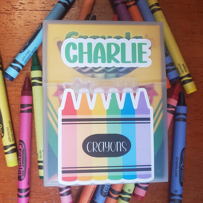 Personalized Crayons - Etsy