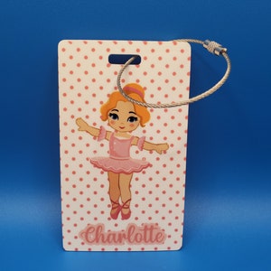 Custom Dance Bag Tag Personalized Ballet Gift for Dancers - Etsy