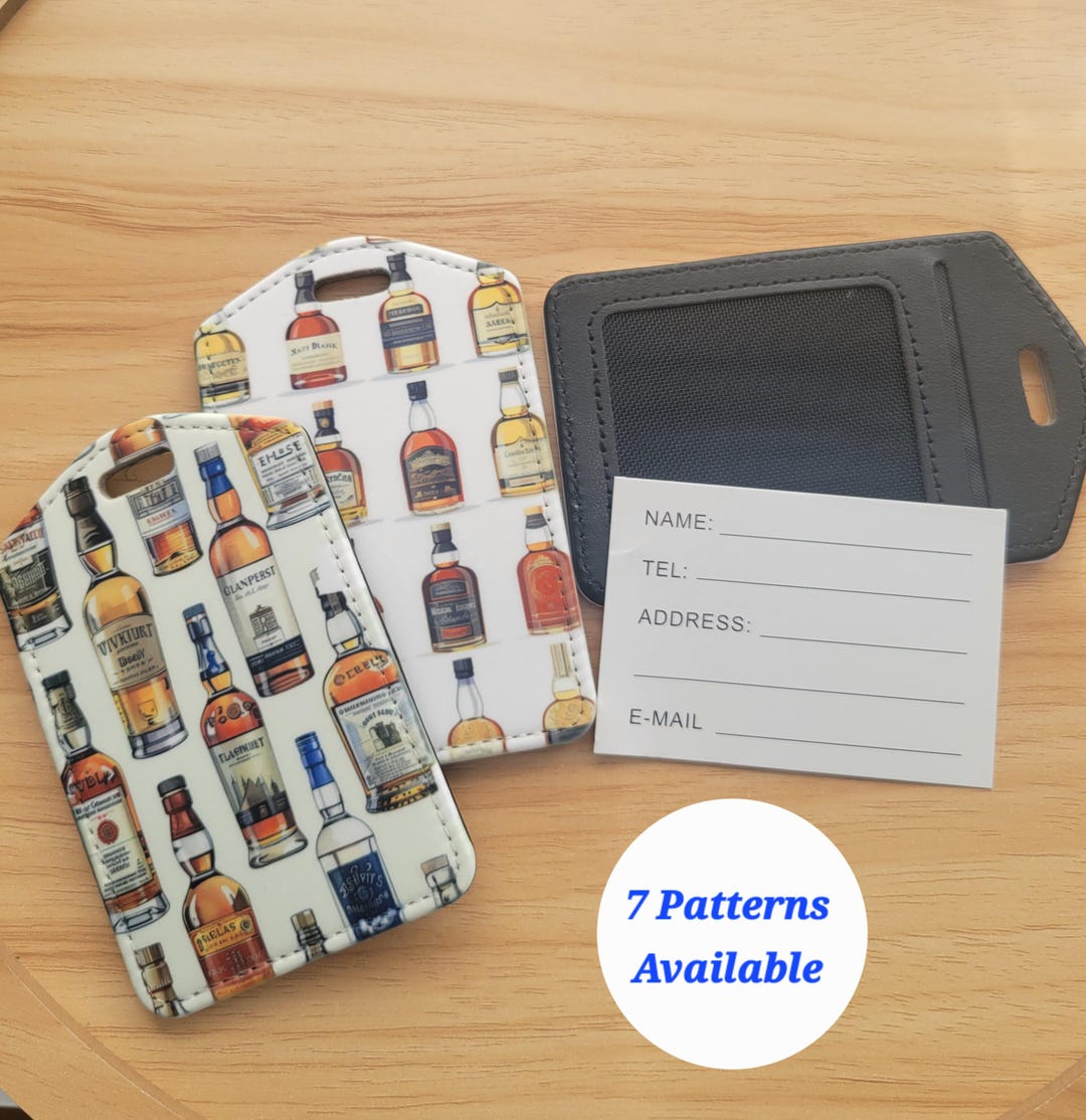 WHISKEY LUGGAGE TAG for the Whiskey Connoisseur in Our Life. This ...