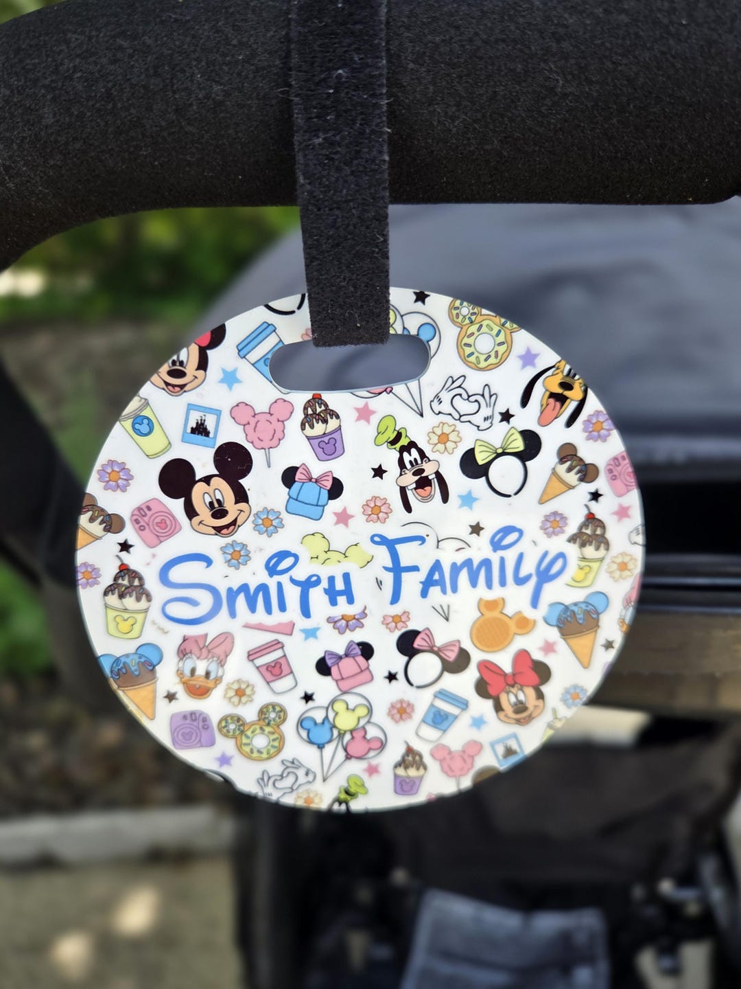 DISNEY STROLLER SIGN, That Doubles as a Bag Tag. Perfect for a Day at a ...