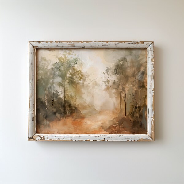 Abstract Forest Art - Etsy