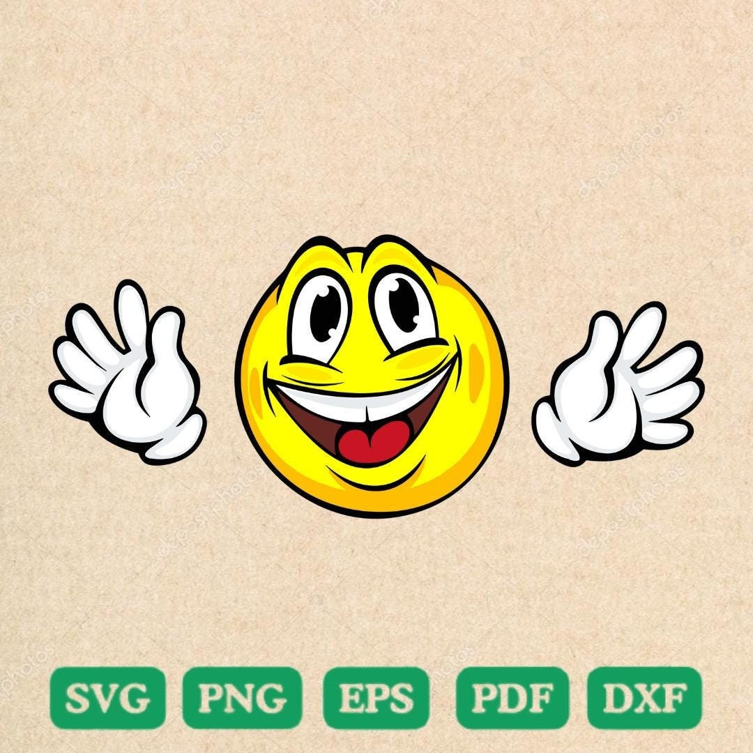 Smiley Face Svg, Drippy Smiley Face Svg, Emoji Svg, Smile Svg, Happy ...