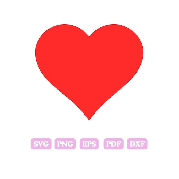 Simple Heart Vector Png