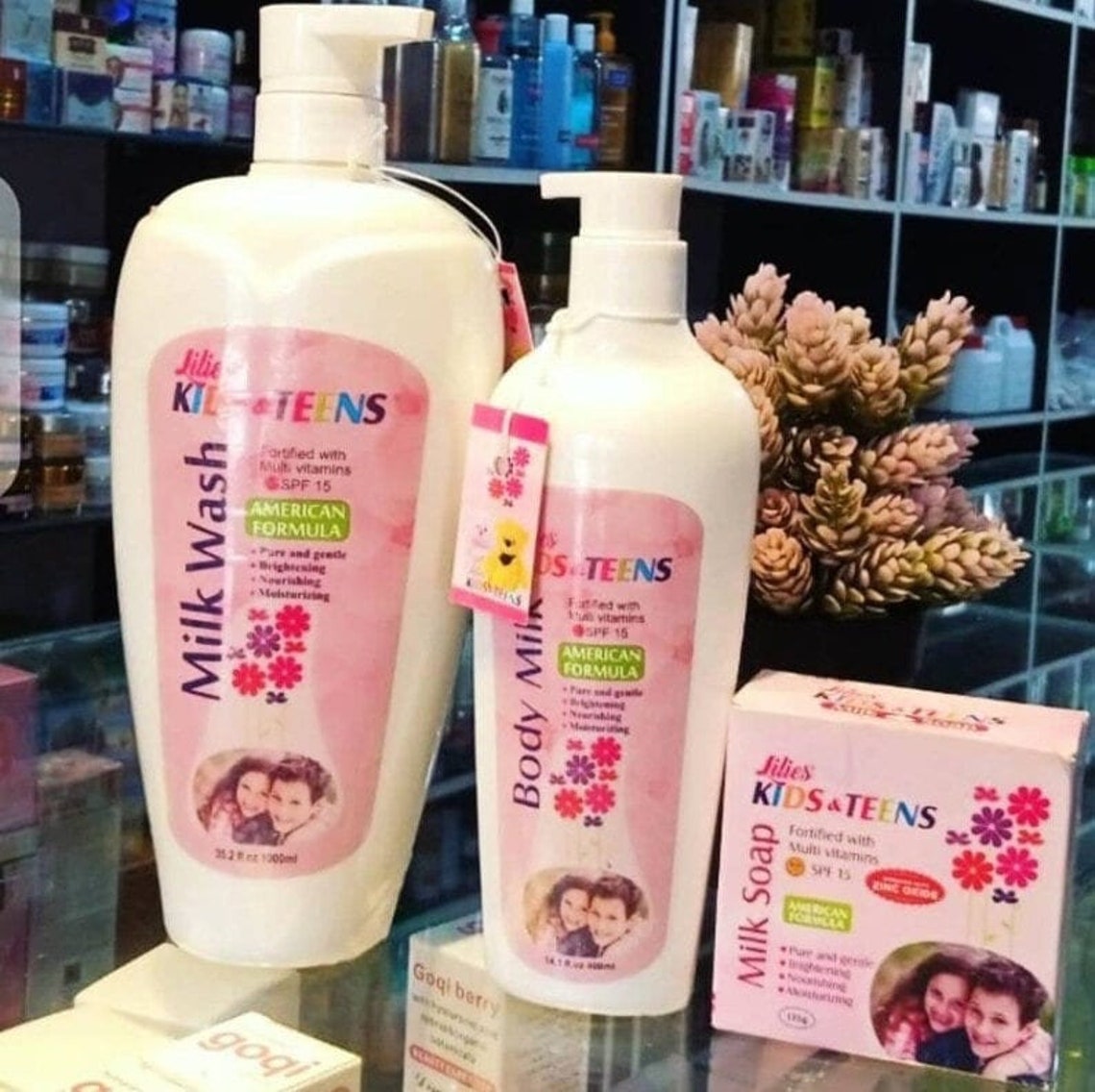 Lillies Kids and Teens Body Milk + Milk Soap + Shower Gel - Etsy