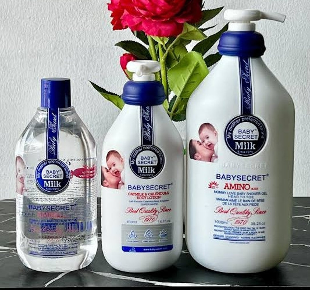 Baby Secret Milk Baby Shower Gel Baby Body Lotion Baby Secret Oil - Etsy