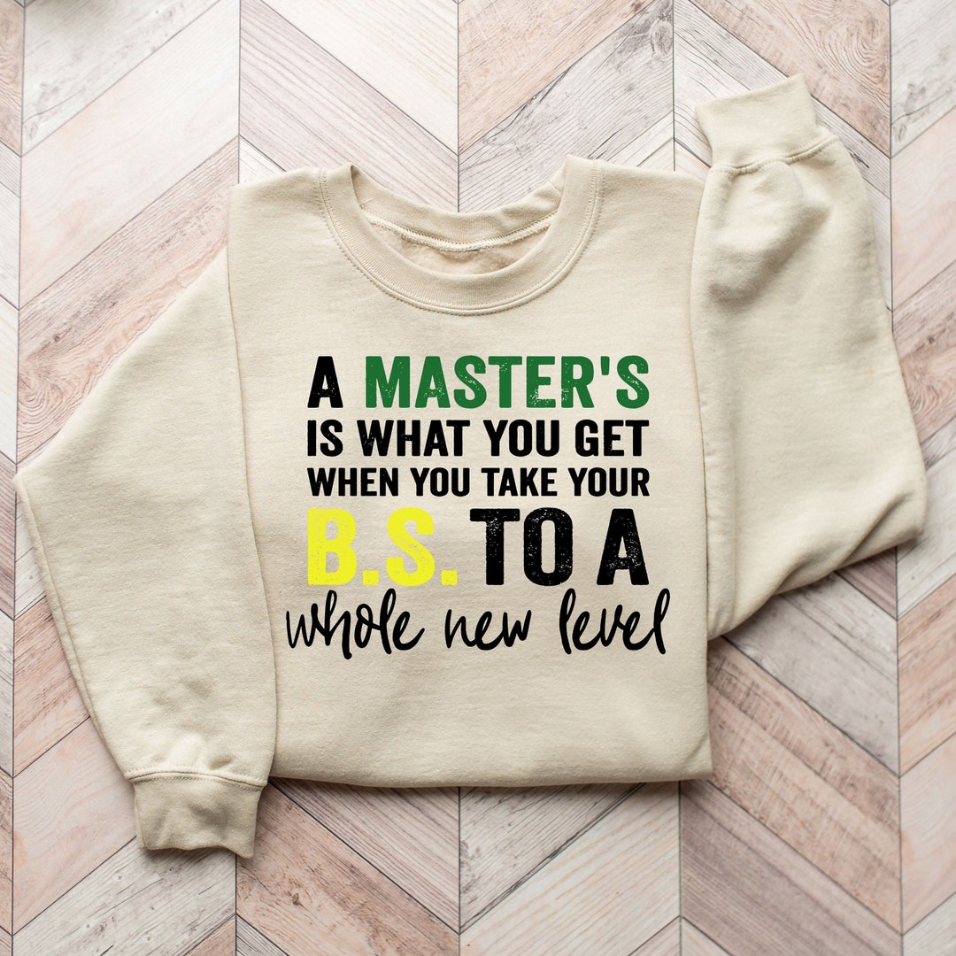 Masters Degree Graduation Sweatshirt: MBA 2024 Gift - Etsy