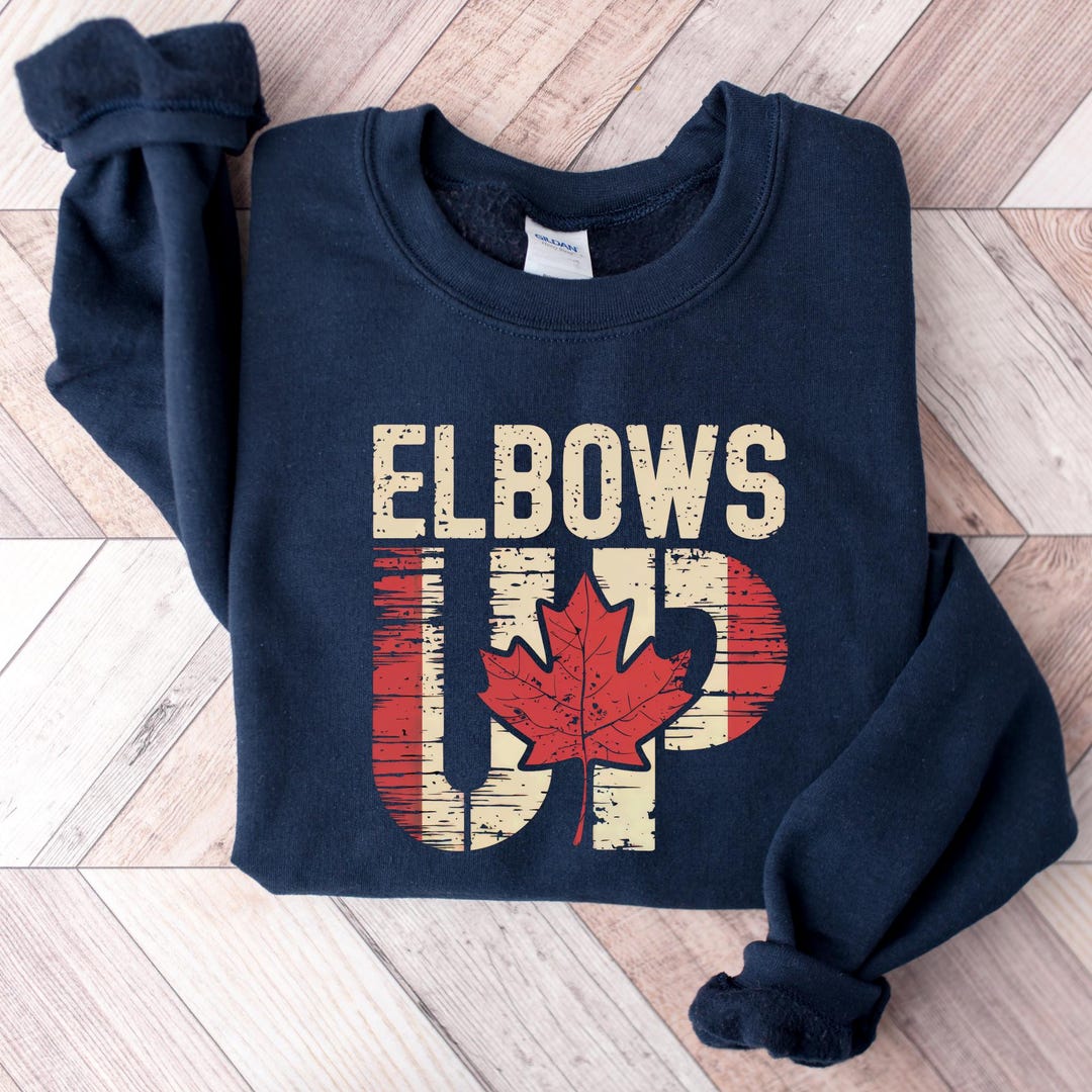 Elbows up Canadian Liberal Protest Shirt, Support Canada Democracy ...