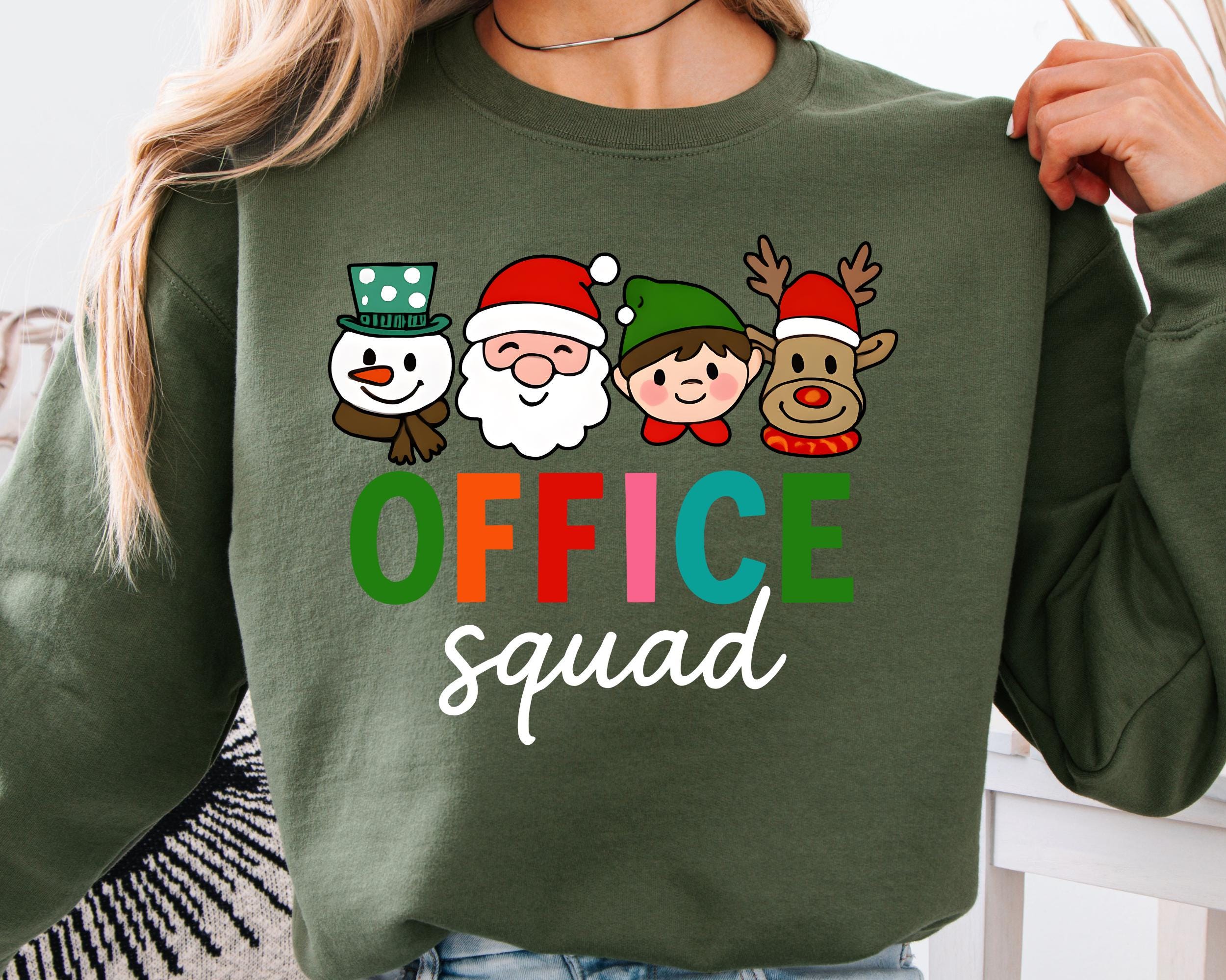 Christmas Office Squad Shirt, Corporate Christmas Shirt, Staff ...