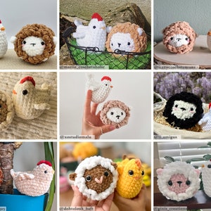 Farm Critters II Bundle No Sew Amigurumi Crochet Pattern • US Terms PDF ...