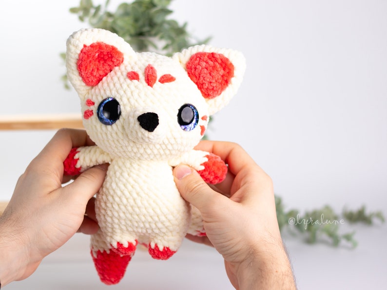 Kitsune Low-sew Amigurumi Crochet Pattern US Terms PDF - Etsy