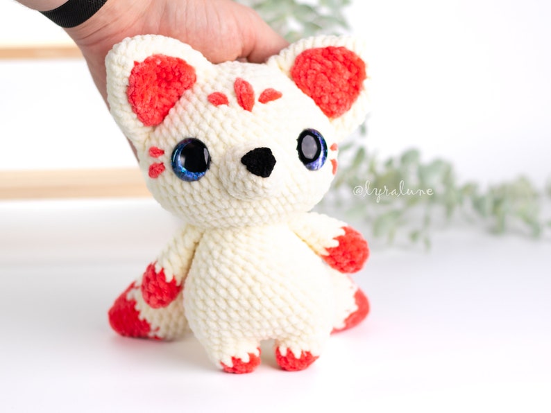 Kitsune Low-sew Amigurumi Crochet Pattern US Terms PDF - Etsy