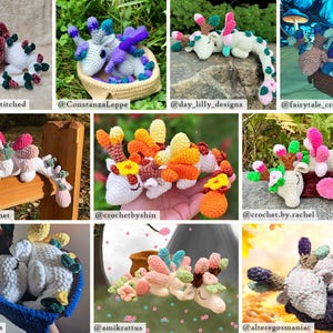 Spring Dragon in a Box Amigurumi Crochet Pattern US Terms PDF - Etsy