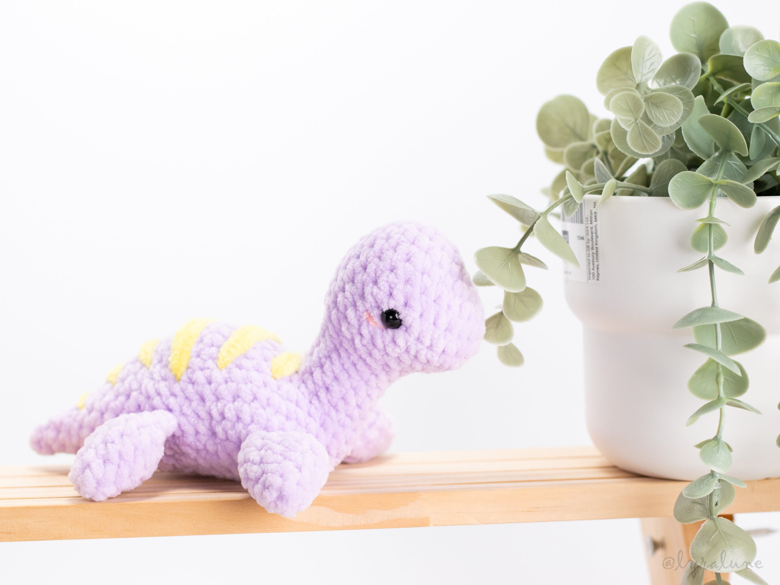 Plesiosaurus No Sew Dinosaur Amigurumi Crochet Pattern US Terms PDF - Etsy