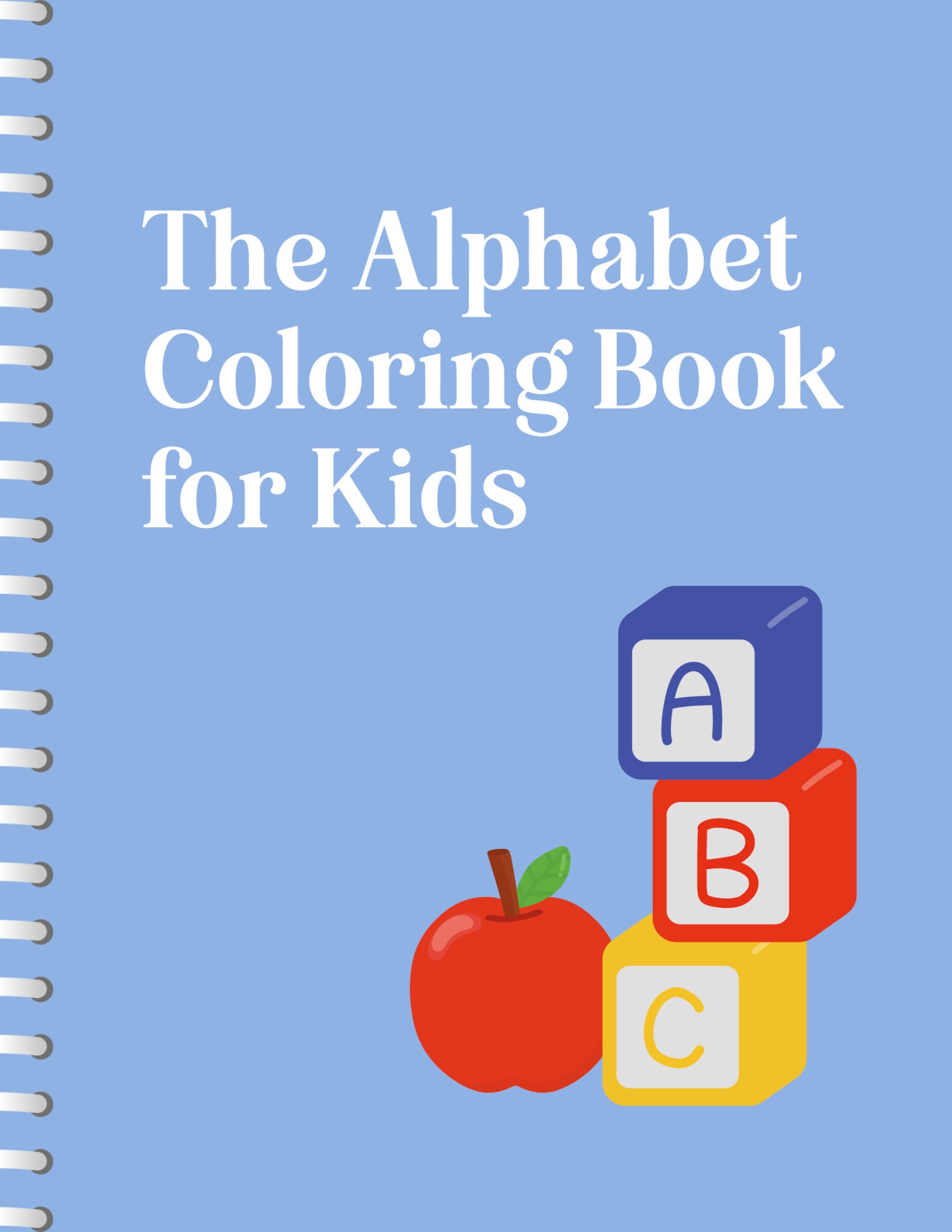 Kids Alphabet Coloring Pages- 26 Page Printable Coloring Worksheets for ...