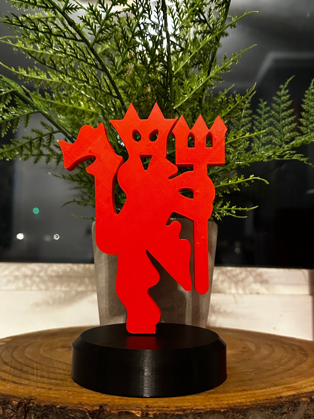 Manchester United Red Devil Desk Ornament - Etsy