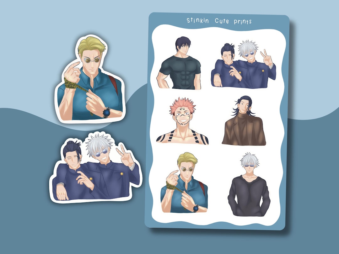 Jujutsu Kaisen JJK Nanami Geto Gojo Itadori Toji Japanese Anime Fanart ...