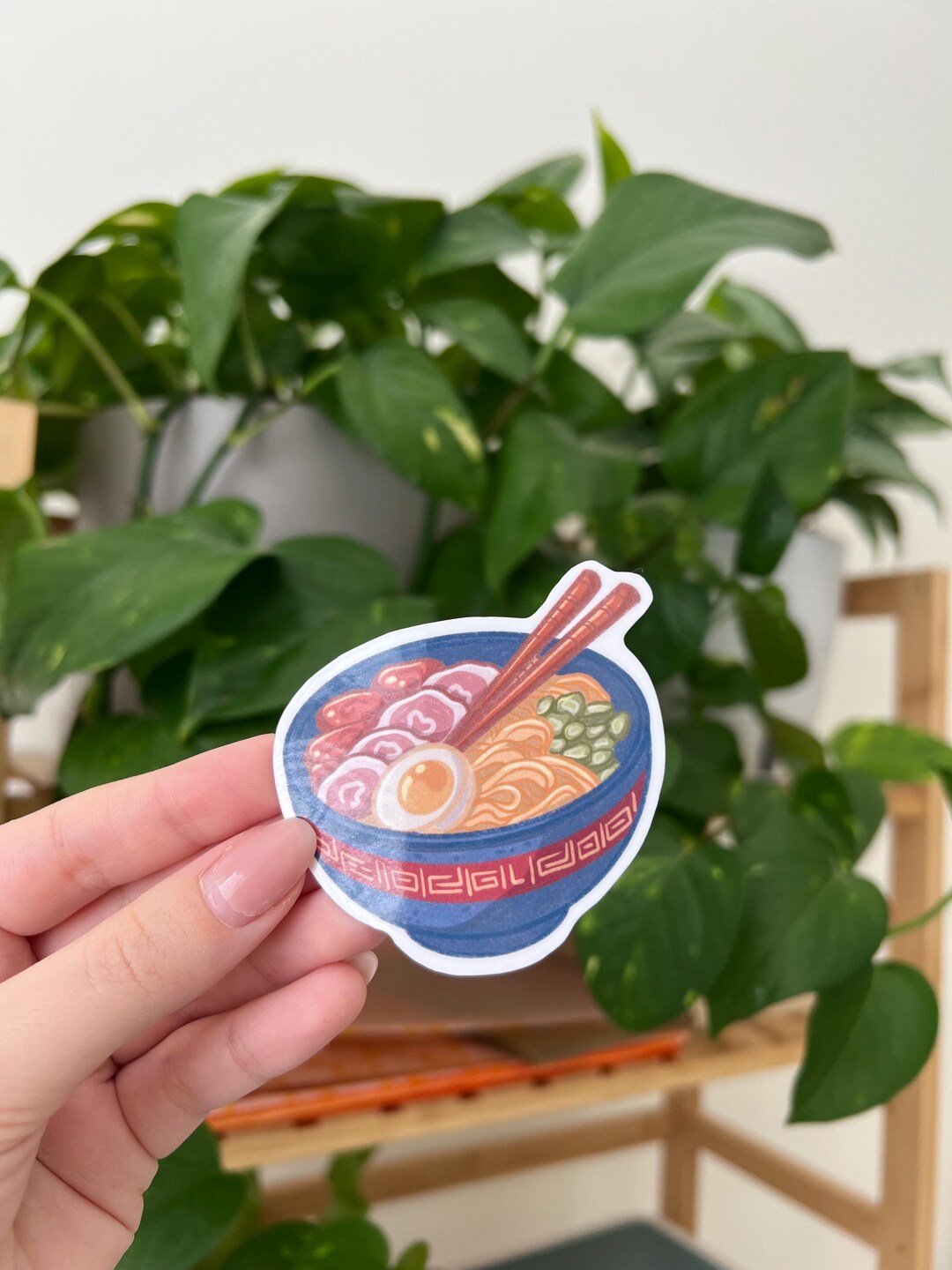 Cute Japanese Ramen Bowl Sticker - Etsy