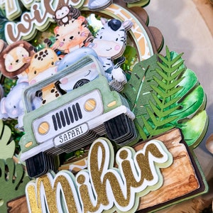 Safari Cake Topper, Safari Birthday Theme Cake Topper - Etsy