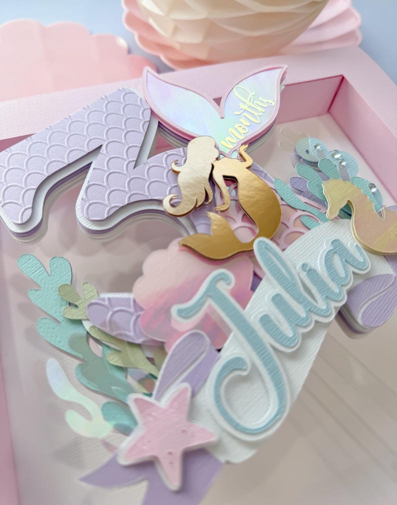 Mermaid Cake Topper / Mermaid Party Decor - Etsy