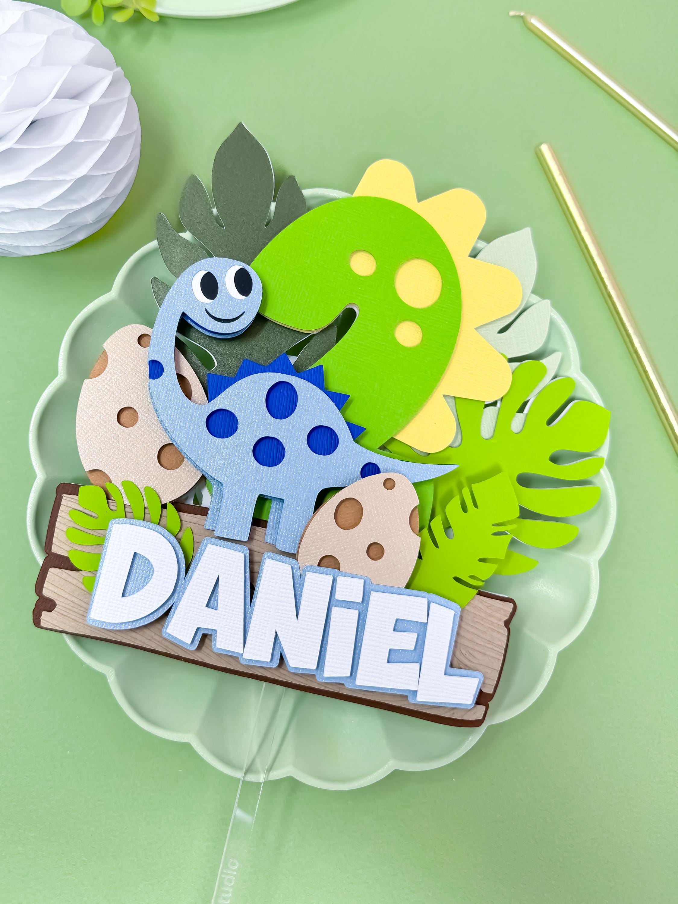 Cute Dino Cake Topper / Dinosaur Cake Topper / Dino Birthday Party - Etsy