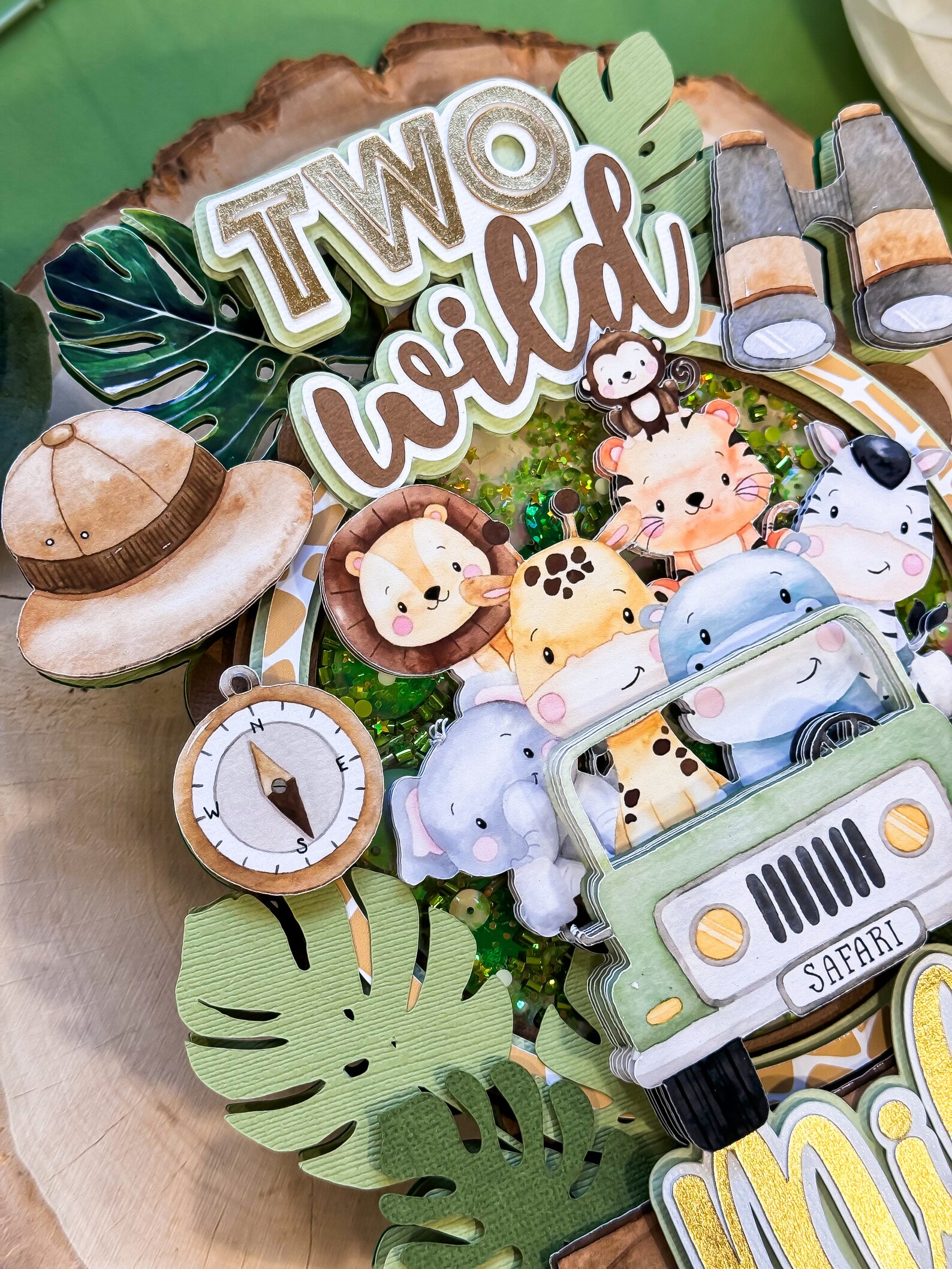 Safari Cake Topper, Safari Birthday Theme Cake Topper - Etsy