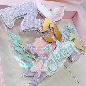 Mermaid Cake Topper / Mermaid Party Decor - Etsy