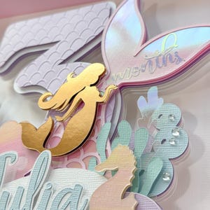 Mermaid Cake Topper / Mermaid Party Decor - Etsy