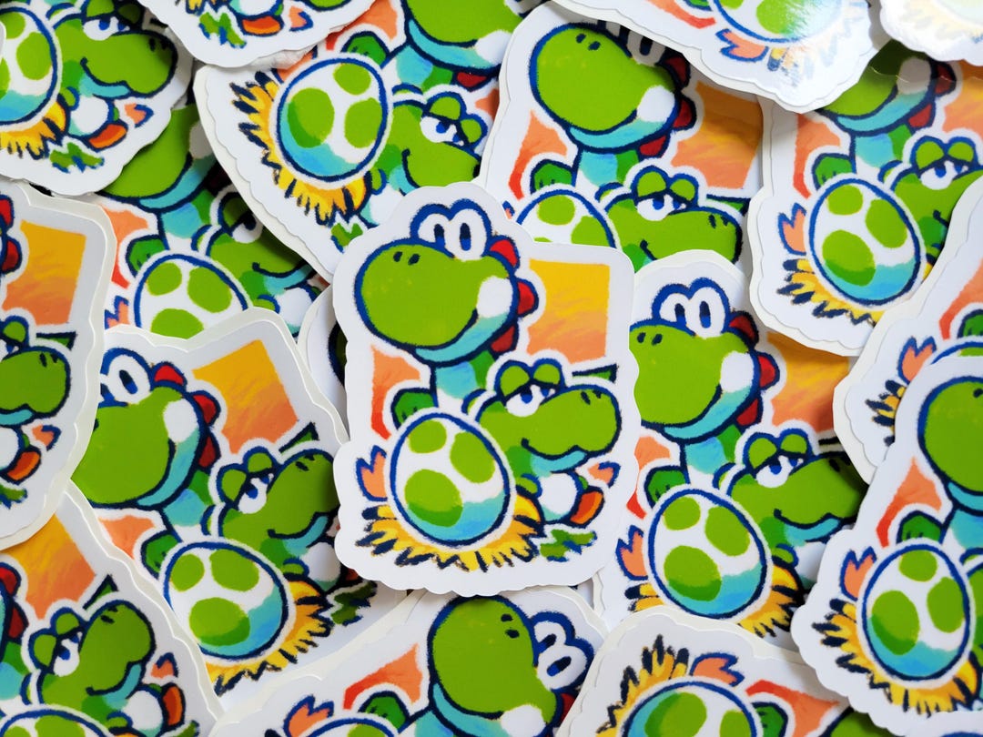 Yoshi Family | 2.75 Inch / 7 Cm Vinyl Sticker | Handmade Water ...