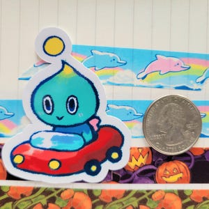 Chao Car | Sonic the Hedgehog Themed Sticker | 2 Inch / 5 Centimeters ...